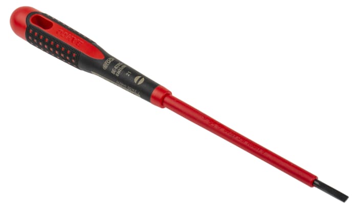 BE-8230S Bahco | Bahco Slotted Screwdriver, 3.5 x 0.6 mm Tip, 100 mm Blade, VDE/1000V, 203 ...