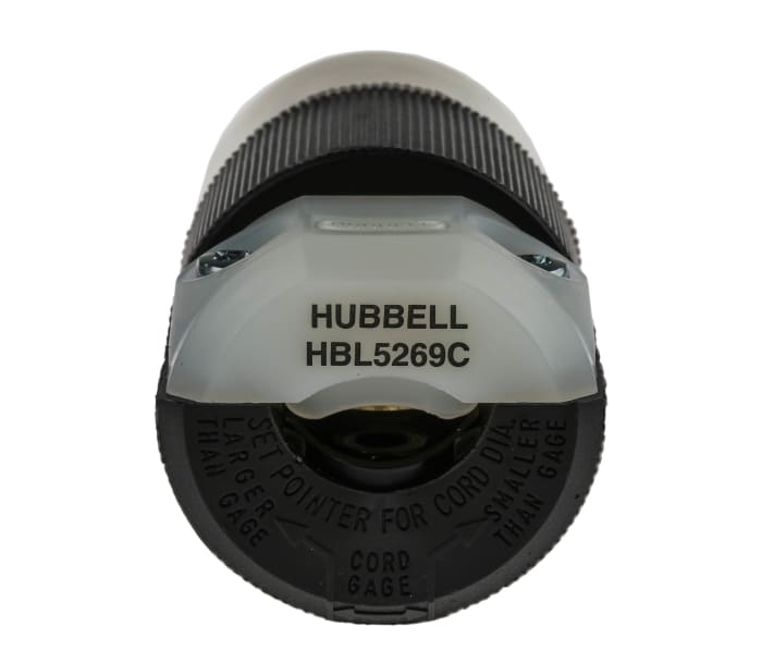 HBL5269C Hubbell | Hubbell USA Mains Connector, 15A, Cable Mount, 125 V ...