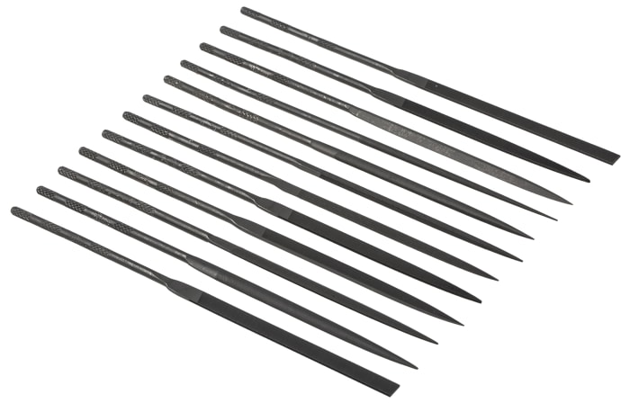 VLA 2483-2 Vallorbe | Vallorbe 160mm, Second Cut Needle File Set | 351 ...