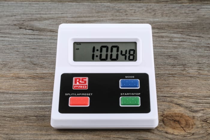 RS PRO | RS PRO White Digital Desktop Timer | 365-6230 | RS