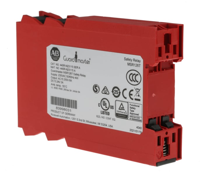 440R-N23115 Allen Bradley | Allen Bradley 440R / MSR126T Safety Relay ...