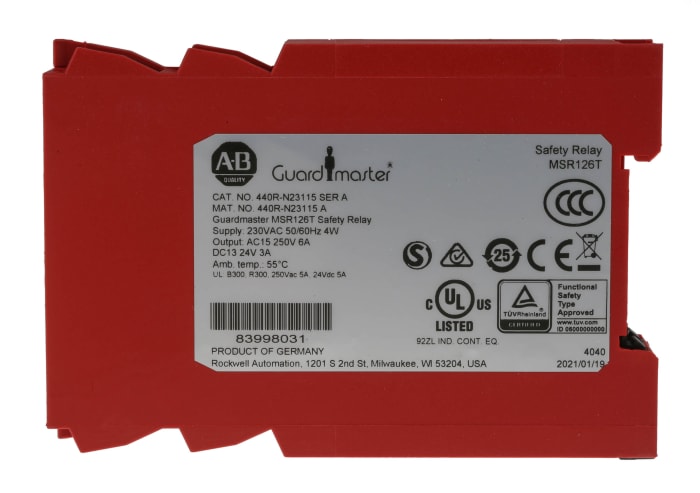 440R-N23115 Allen Bradley | Allen Bradley 440R / MSR126T Safety Relay ...