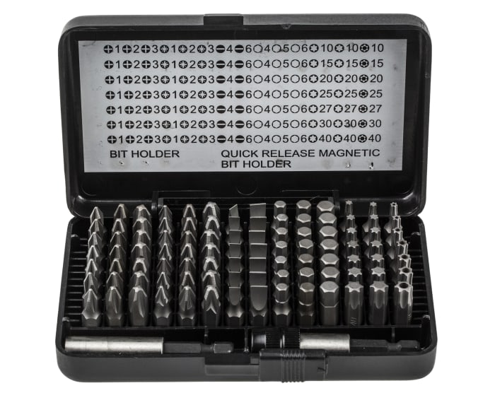 560-800 MTI | MTI Driver Bit Set 100 Pieces, Hexagon, Phillips ...