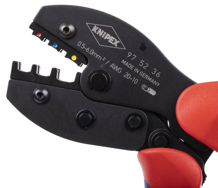 97 52 36 Knipex | Knipex Hand Crimping Tool for Terminal | 492-0150 ...