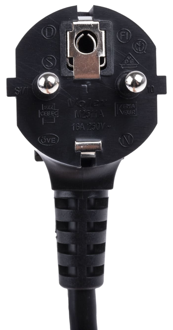 RS PRO | RS PRO IEC C13 Socket to CEE 7/4 Schuko Plug Power Cord, 2.5m ... RS PRO | RS PRO IEC C13 Socket to CEE 7/4 Schuko Plug Power Cord, 2.5m ...