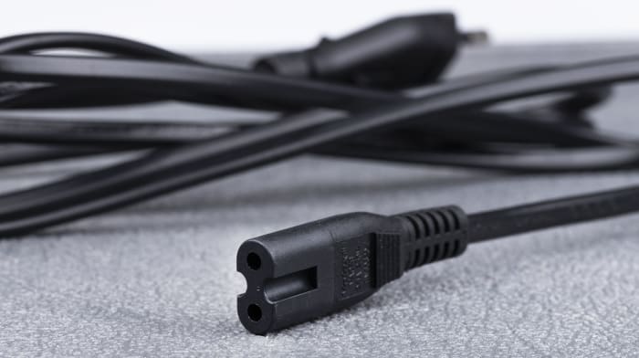 RS PRO | RS PRO IEC C7 Socket to Type C Europlug Plug Power Cord, 1.8m ...