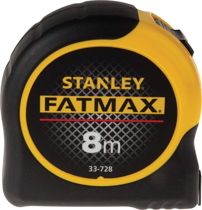 0-33-728 Stanley | Stanley FatMax 8m Tape Measure, Metric | 667-5922 ... 0-33-728 Stanley | Stanley FatMax 8m Tape Measure, Metric | 667-5922 ...