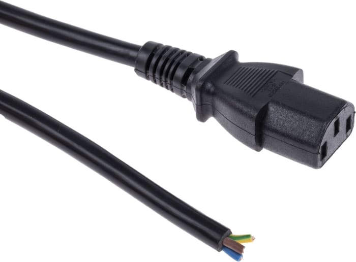 RS PRO | RS PRO IEC C13 Socket to Unterminated Socket Power Cord, 2m ... RS PRO | RS PRO IEC C13 Socket to Unterminated Socket Power Cord, 2m ...