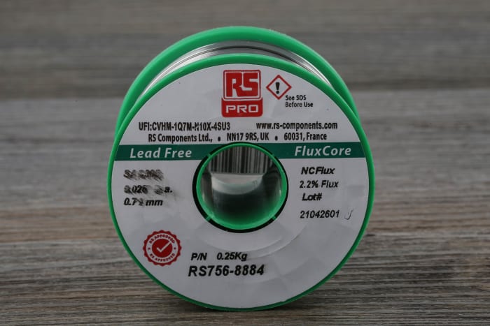 RS PRO | RS PRO Wire, 0.71mm Lead Free Solder, 217°C Melting Point ...
