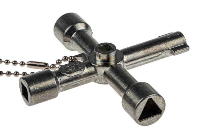 RS PRO | RS PRO Aluminium 4-way Control Cabinet Key | 841-7005 | RS