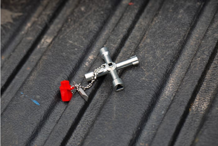 RS PRO | RS PRO Aluminium 4-way Control Cabinet Key | 841-7005 | RS