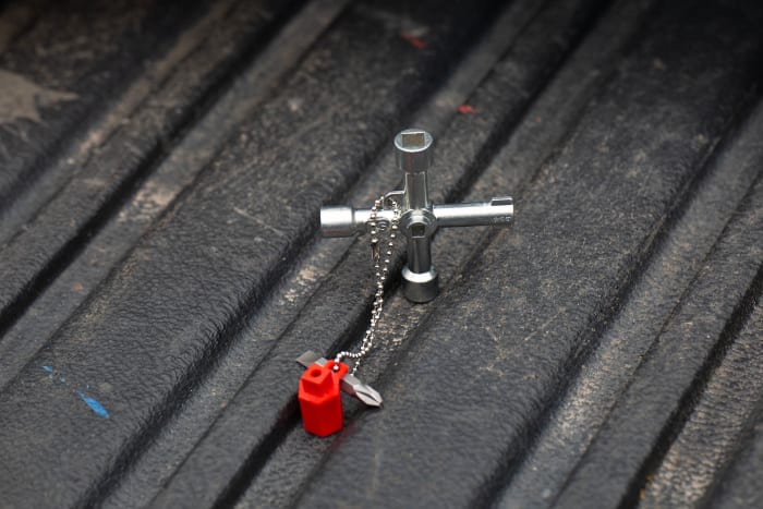 RS PRO | RS PRO Aluminium 4-way Control Cabinet Key | 841-7005 | RS