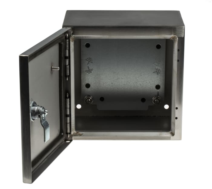 RS PRO | RS PRO 304 Stainless Steel Wall Box, IP66, 200 mm x 200 mm x ...