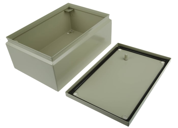 RS PRO | RS PRO Grey Steel Junction Box, IP66, 300 x 200 x 120mm | 122 ...