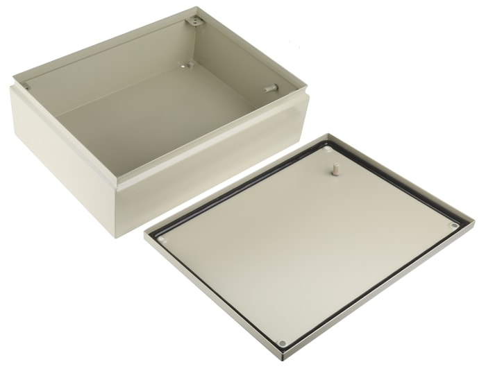 RS PRO | RS PRO Grey Steel Junction Box, IP66, 400 x 300 x 120mm | 122 ...