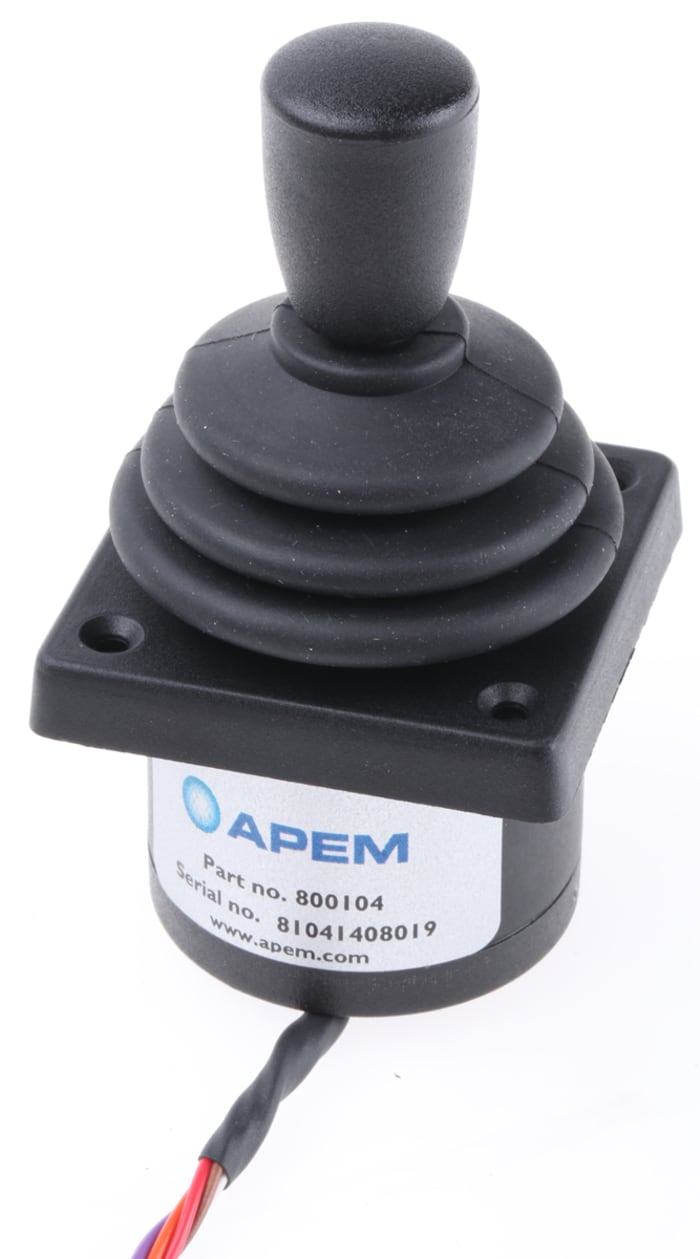 8AC2AE6500 APEM | APEM 1-Axis Joystick Switch Conical, Progressive ...