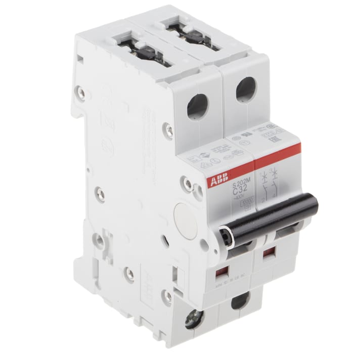 2CDS272001R0324 S202M-C32 ABB | ABB System Pro M Compact S200M MCB, 2P, 32A Curve C, 440V AC ...