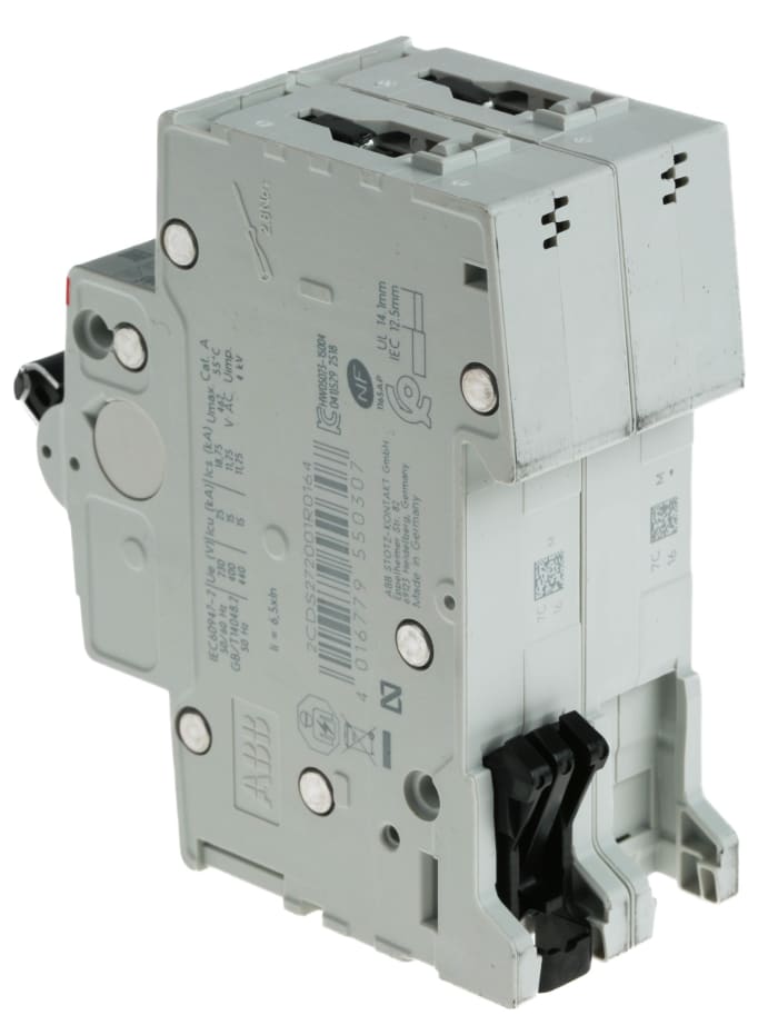 2CDS272001R0164 S202M-C16 ABB | ABB System Pro M Compact S200M MCB, 2P, 16A Curve C, 440V AC ...