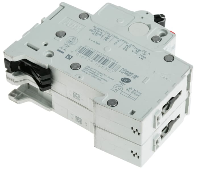 2CDS272001R0164 S202M-C16 ABB | ABB System Pro M Compact S200M MCB, 2P, 16A Curve C, 440V AC ...