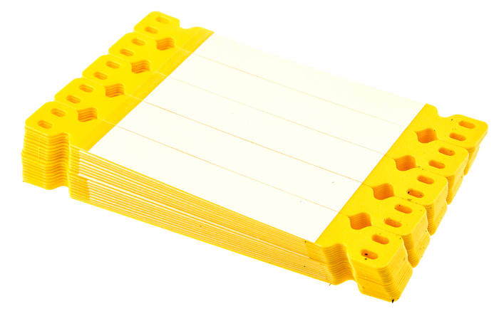 LC-128X15-B7644 Brady | Brady Yellow Cable Labels, 128mm Width, 15mm ...