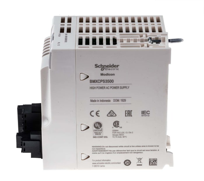 BMXCPS3500 Schneider Electric | Schneider Electric Modicon X80 Series ...