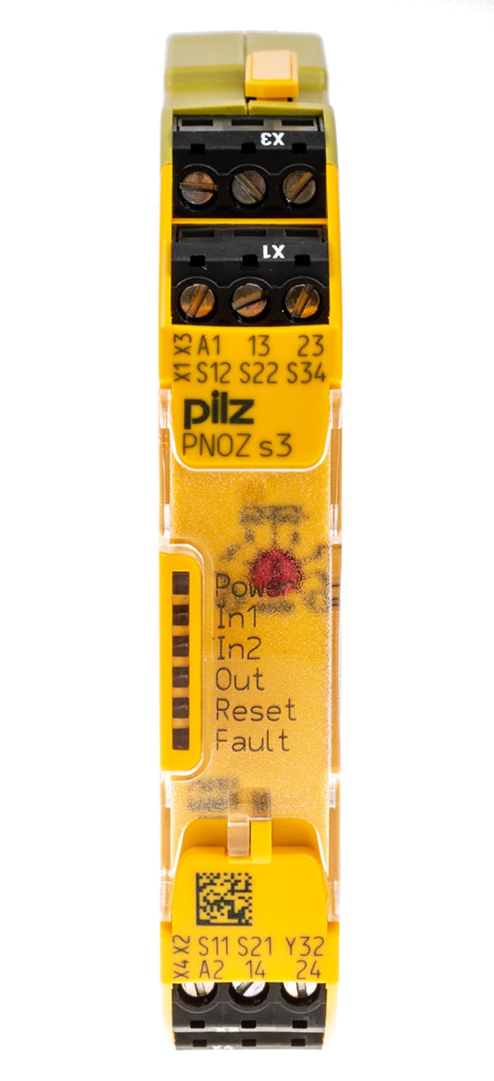 750103 Pilz | Pilz Dual-Channel Emergency Stop, Light Beam/Curtain ...