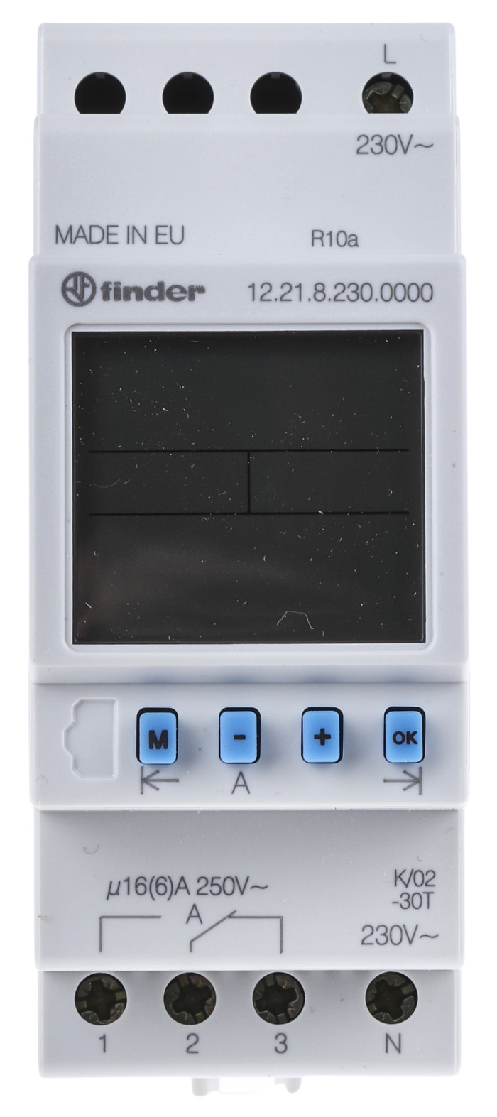 12.21.8.230.0000 Finder | Finder Digital Staircase Timer 230 V ac, 1 ...