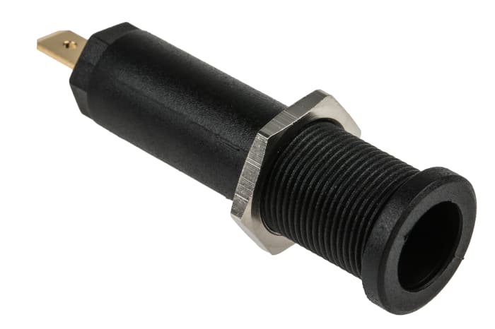 66.9427-21 Staubli | Staubli Black Female Banana Socket, 4 mm Connector ...