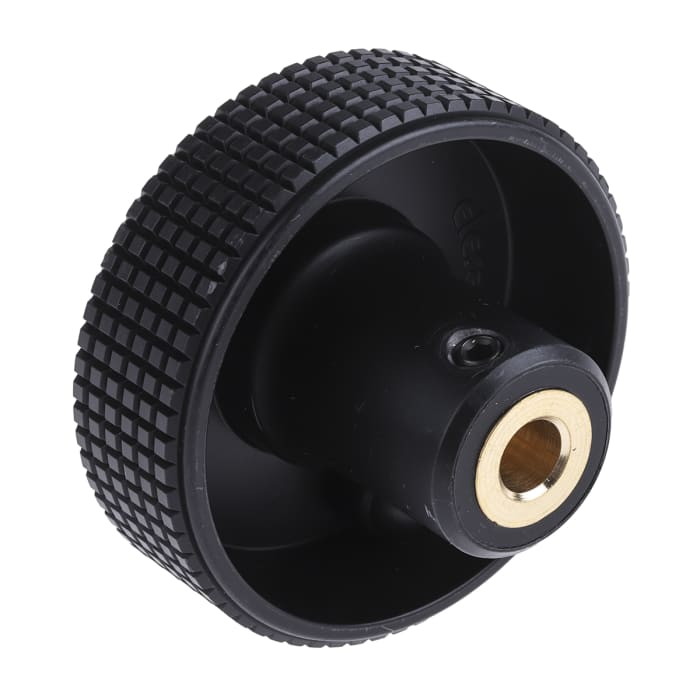 34598-C9 Elesa | Elesa Black Technopolymer Hand Wheel, 60mm diameter ...