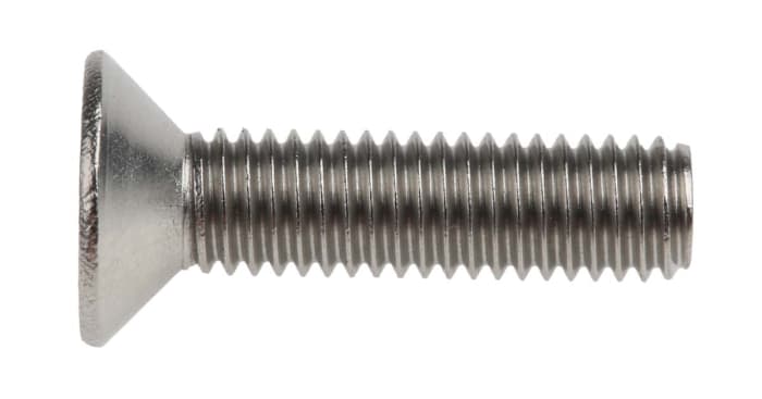 RS PRO | RS PRO Plain Stainless Steel Hex Socket Countersunk Screw, ISO 10642, M5 x 20mm | 171 ...