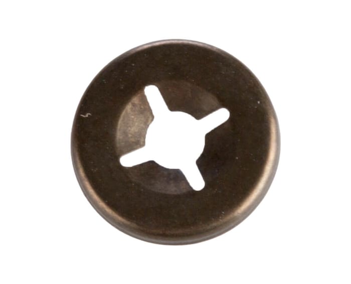 RS PRO | RS PRO Enamelled Steel Open Push-On Fastener for 3mm Shaft ...