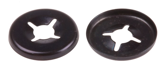 RS PRO | RS PRO Enamelled Steel Open Push-On Fastener for 3mm Shaft ...