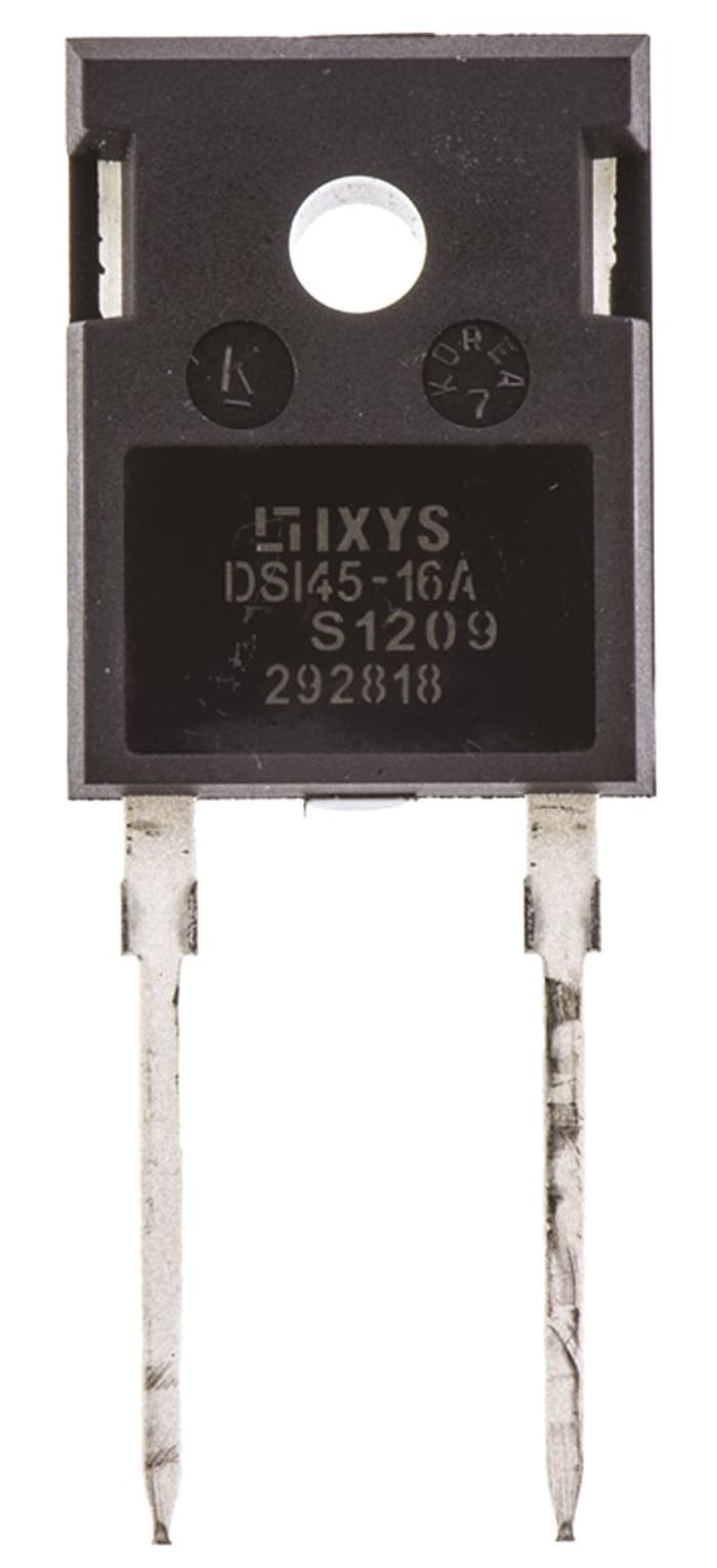 DSI45-16A IXYS | IXYS 1600 V 48 A Diode Recovery 2-Pin TO-247 | 192 ...