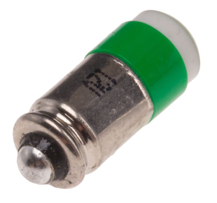 RS PRO | RS PRO Green LED Indicator Lamp, 12V dc, Midget Groove Base ...