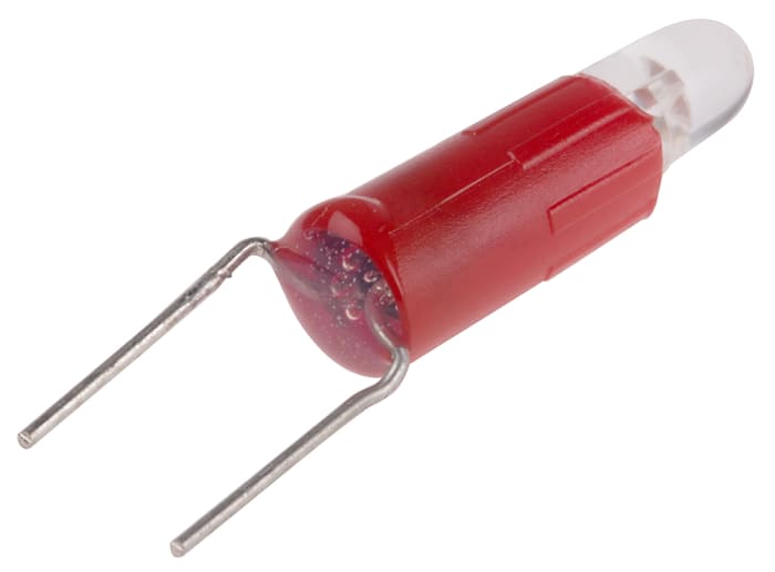 RS PRO | RS PRO Red LED Indicator Lamp, 28V ac/dc, Bi-Pin Base, 4.25mm ...