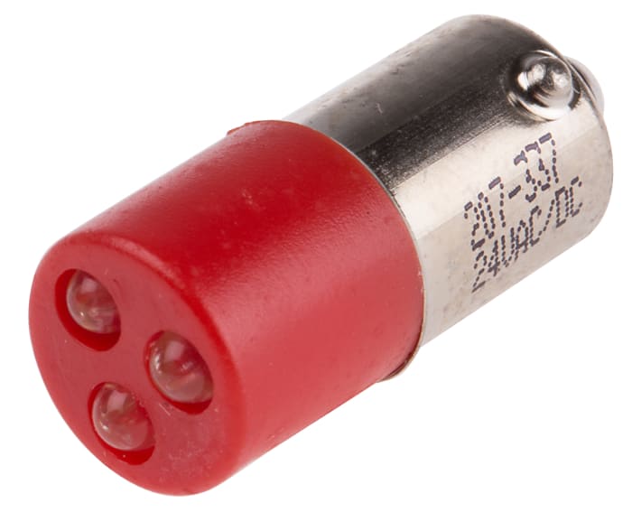 RS PRO | RS PRO Red LED Indicator Lamp, 24V ac/dc, 990 x 3mcd | 207-337 ...