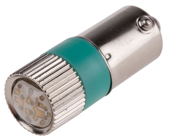 RS PRO | RS PRO Green LED Indicator Lamp, 6V ac/dc, BA9s Base, 10mm ...