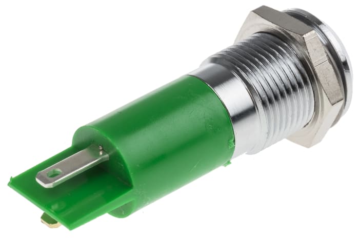 RS PRO | RS PRO Green Flashing LED Panel Mount Indicator, 24V dc, 14mm ...