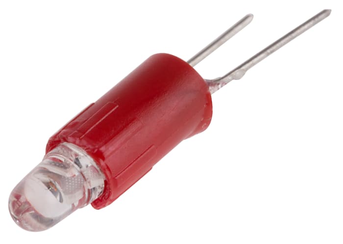 RS PRO | RS PRO Red LED Indicator Lamp, 24V ac/dc, Bi-Pin Base, 4.25mm ...