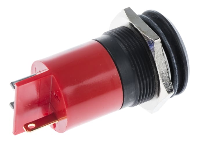 RS PRO | RS PRO Red Panel Mount Indicator, 24 → 36V dc, 22mm Mounting ...