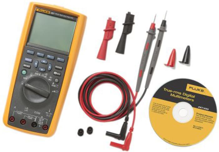 3947781 Fluke | Fluke 287 Handheld Digital Multimeter, True RMS, 10A ac ...