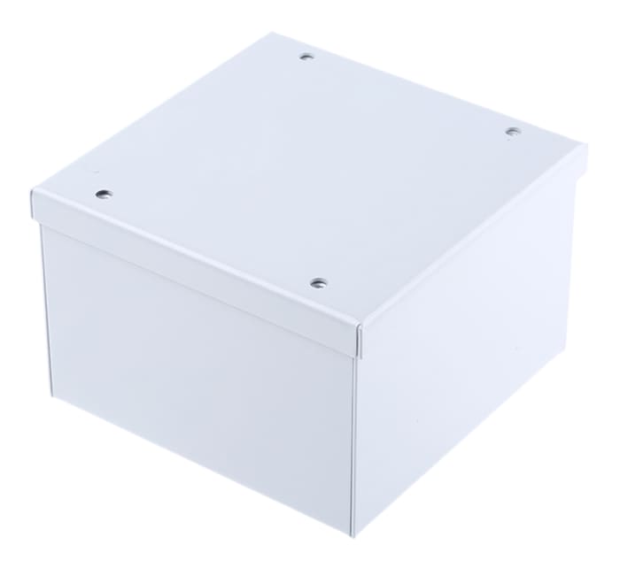 RS PRO | RS PRO Grey Cold Rolled Steel Instrument Case, 120 x 120 x ...