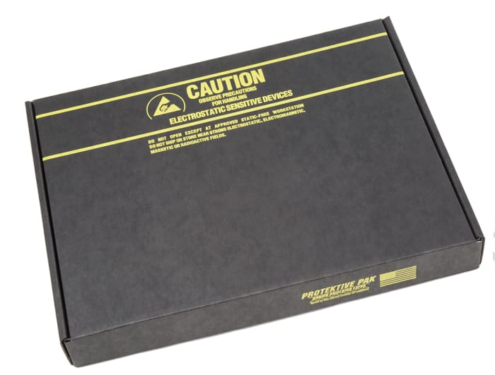 RS PRO | Conductive ESD Box 521mm (L) 394mm (W) 64mm (H) | 233-519 | RS