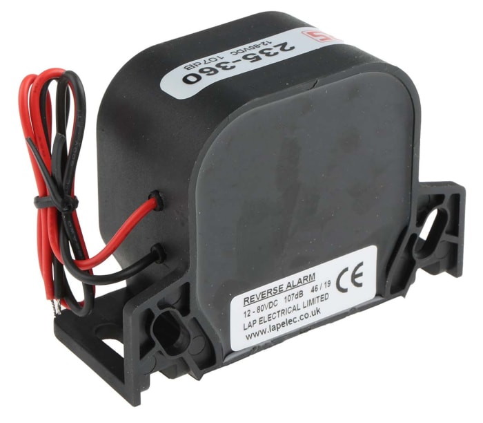 RS PRO | RS PRO Universal Electronic Sounder, 12 → 80 V dc, 107dB at 1 ...