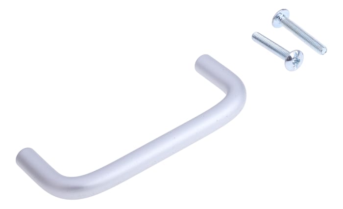 RS PRO | RS PRO Silver Aluminium Handle 34 mm Height, 8mm Width, 108mm ...