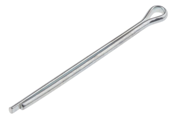 RS PRO | RS PRO 25.4mm Bright Zinc Plated Steel Split Pin, 1.6mm ...