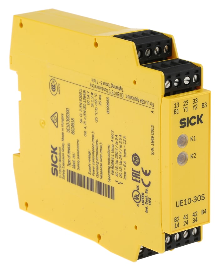 UE10-3OS3D0 Sick | Sick 24V dc Safety Relay | 271-502 | RS Components