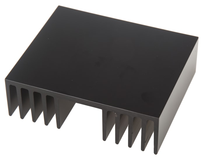 RS PRO | RS PRO Heatsink, Universal Rectangular Alu, 1K/W, 100 x 120 x ...