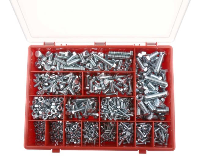 RS PRO | RS PRO Steel 1165 Piece Hex Drive Screw/Bolt Kit | 278-118 | RS RS PRO | RS PRO Steel 1165 Piece Hex Drive Screw/Bolt Kit | 278-118 | RS