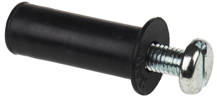 R-RNT-M5X30 RawlPlug | RawlPlug Black Rubber, Steel Wall Plug, 26.1mm ...
